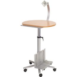 Maul Profi-Monitorpult mit Flachbildschirmtr&auml;ger - holz