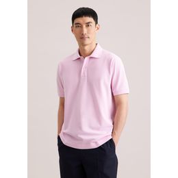 Poloshirt Seidensticker, Herren, Gr. L, pink, 100% Baumwolle, unifarben, regular fit, Shirts, Polo Uni