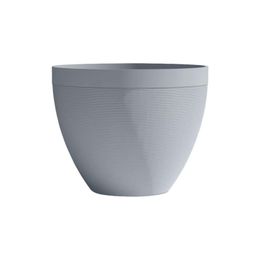GARDEN ID Blumentopf &ndash; GARDEN ID &ndash; Green Care Impact Blau-Grau &ndash; 30 x 26 cm &ndash; 10 Jahre Garantie &ndash; 100 % recycelt &ndash; UV- und frostbest&auml;ndig