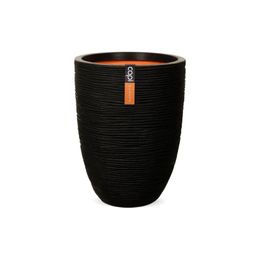 Capi Europe Elegante, niedrige Vase &ndash; Capi Europe &ndash; RIB NL &ndash; 46 x 58 cm &ndash; Schwarz