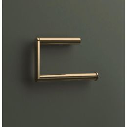 HEWI System 900 WC-Papierhalter 900.21.00070CK 13,5 cm, Wandmontage, nach rechts ge&ouml;ffnet, aus Edelstahl, Messing gl&auml;nzend