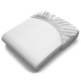bett1.de BODYGUARD&reg; Jersey-Spannbettlaken 120x200 wei&szlig;