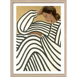 Pro Art Gerahmtes Bild STRIPED WOMAN