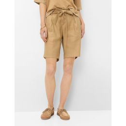 Brax Damen Bermuda Style MAINE B GOLDEN BEIGE, Beige, Gr. 42