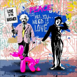 Pro Art Glasbild LOVE IS THE ANSWER