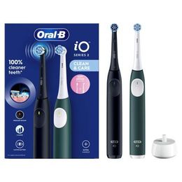 Oral-B iO Series 2 Night Black/ Forest Green mit 2.Handst&uuml;ck