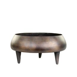 Chic Antique Kerzenhalter, Aufsatz auf Fu&szlig; H12/&Oslash;26 cm antique messing skandinavische Deko Online Shop