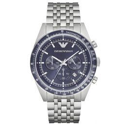 Emporio Armani AR6072 Chronograph Blaues Zifferblatt Herrenuhr