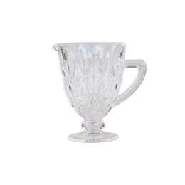 Chic Antique Kanne mit Diamantenmuster H19,5/D15 cm, klar skandinavische Deko Online Shop