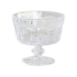 Chic Antique Antoinette Schale auf Fu&szlig; mit Perlen H9/D9,5 cm skandinavische Deko Online Shop