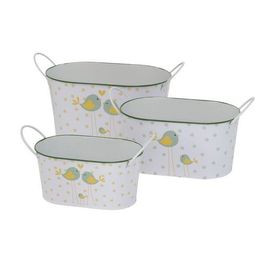 Boltze Pflanztopf Gitta 3er Set 23-30 x 12-16 x 12,5-16 cm, wei&szlig; skandinavische Deko Online Shop