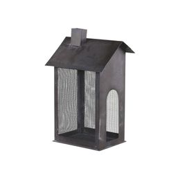 Chic Antique Fil de fer Lichthaus Laterne H28/L18/B13 cm, antik kohle skandinavische Deko Online Shop