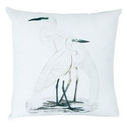 byRoom Kissen f&uuml;r Drau&szlig;en Crane 50 x 50cm, weiss skandinavische Deko Online Shop