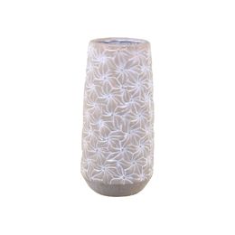 Chic Antique Colmar Vase mit Blumenmuster &Oslash;15 x H33 cm, franz. grau skandinavische Deko Online Shop