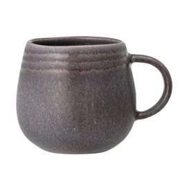 Bloomingville Tasse Raben &Oslash;10 x H9.5cm, grau skandinavische Deko Online Shop