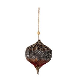 Bloomingville Ornament Kemuel aus bunten Federn &Oslash;9 x H10 cm skandinavische Deko Online Shop