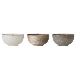 Bloomingville 3er Set Sch&uuml;ssel Addison H8 x &Oslash;16 cm, diverse skandinavische Deko Online Shop