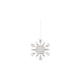 house doctor Ornament aus Metall Ice Crystal &Oslash;11.7cm, silber skandinavische Deko Online Shop