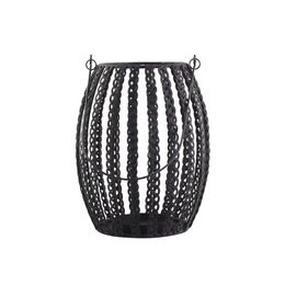 Chic Antique antike Laterne mit Spitze H26/D17 cm, antik kohle skandinavische Deko Online Shop