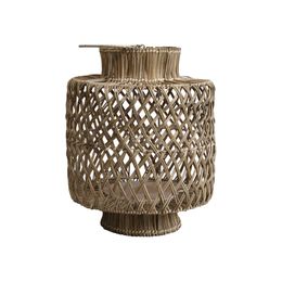Chic Antique Rattan Laterne geflochten H64/D50 cm natur skandinavische Deko Online Shop