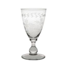 GreenGate Weinglas mit Schliff Wei&szlig;weinglas, 16 cm, &Oslash; 8 cm skandinavische Deko Online Shop