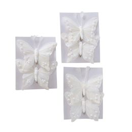 Boltze Dekoanh&auml;nger Florella 2-teilig L13/B2/H12 cm, weiss skandinavische Deko Online Shop