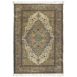 IB Laursen Teppich handgewebt aus Baumwolle 180 x 120 cm, mehrfarbig skandinavische Deko Online Shop