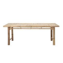 Bloomingville Gartentisch Esstisch Sole aus Bambus L200 x B100 x H74cm, natur skandinavische Deko Online Shop