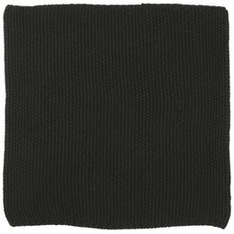 IB Laursen Sp&uuml;llappen Mynte gestrickt 25 x 25 cm, Pure Black skandinavische Deko Online Shop