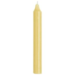 IB Laursen Rustikale Stabkerze 18 cm, &Oslash; 2,2 cm &Oslash;:2,2, H&ouml;he 18 cm, gelb skandinavische Deko Online Shop