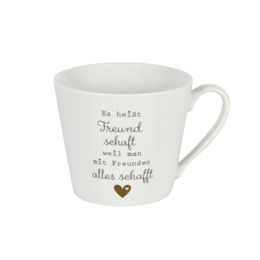 Krasilnikoff Happy Cup Tasse Freundschaft &Oslash; 10, H&ouml;he 9 cm skandinavische Deko Online Shop