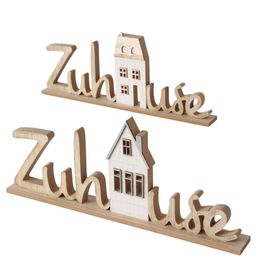 Boltze Schriftzug Bergstr&ouml;m 46 cm, 1 St&uuml;ck skandinavische Deko Online Shop