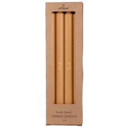 IB Laursen Adventskerze 1-4 Schachtel mit 4 Kerzen H&ouml;he 29, &Oslash; 2.2 cm, honig skandinavische Deko Online Shop