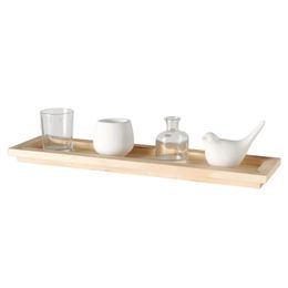 Boltze Deko Tablett Naroga, 5 tlg mit Teelichthalter 42 x 11 x 8 cm skandinavische Deko Online Shop