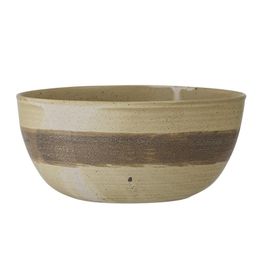 Bloomingville Solange Gro&szlig;e Schale, Natur, Steingut &Oslash; 24 x H11 cm skandinavische Deko Online Shop