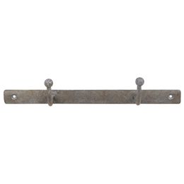 IB Laursen Hakenleiste aus Metall 25,5 x 2 x 4,5 cm, grau skandinavische Deko Online Shop