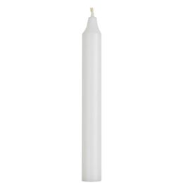 IB Laursen Rustikale Stabkerze 18 cm, &Oslash; 2,2 cm 18 cm, &Oslash; 2,2 cm, wei&szlig; skandinavische Deko Online Shop