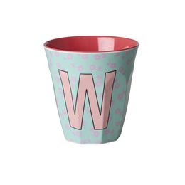 Rice Buchstaben-Becher mit Blumen Medium W skandinavische Deko Online Shop