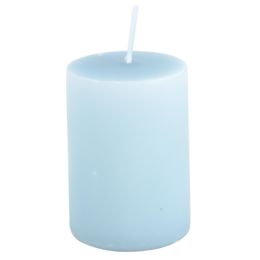 IB Laursen Stumpenkerze H&ouml;he 6,00 cm, &Oslash; 4,00 cm, hellblau skandinavische Deko Online Shop
