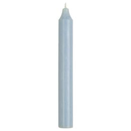 IB Laursen Rustikale Stabkerze 18 cm, &Oslash; 2,2 cm &Oslash;:2,2, H&ouml;he 18 cm, hellblau rustikal skandinavische Deko Online Shop