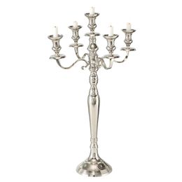 Boltze Kerzenhalter Victoria silber H78 x &Oslash;46 cm, silber skandinavische Deko Online Shop