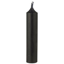 IB Laursen Stabkerze rustikal 11 cm, &Oslash; 2,2 cm schwarz skandinavische Deko Online Shop