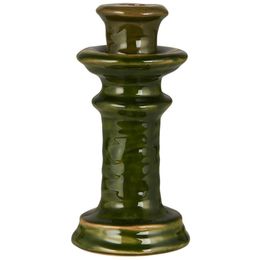 IB Laursen Kerzenhalter Milan gr&uuml;n H&ouml;he 19.5, &Oslash; 9.3 cm, Gr&uuml;n skandinavische Deko Online Shop