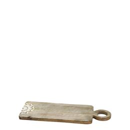Chic Antique Tours Tapasbrett mit Schnitzereien 40 x 15 x 1,5 cm skandinavische Deko Online Shop