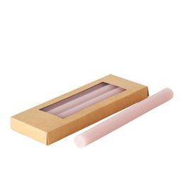 Boltze Stabkerze Classic 4er 24 cm, &Oslash; 2,3 cm, Hellrosa skandinavische Deko Online Shop