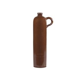 Chic Antique Altfranz&ouml;sische Flasche mokka mit Henkel H31/&Oslash;7,5 cm, antik mokka skandinavische Deko Online Shop