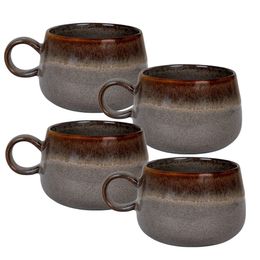 House Nordic Selma Mug, Tasse 4er &oslash; 10x7,5 cm skandinavische Deko Online Shop