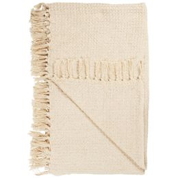 IB Laursen Plaid creme mit Waffelmuster 160 x 130 cm skandinavische Deko Online Shop