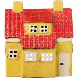 IB Laursen Teelicht Haus My Home Town gelb 13 x 8.2 x 14.5 cm skandinavische Deko Online Shop