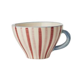 Rice Keramik Teetasse Handbemalt Stripes 150 ml &Oslash; 10 cm, H:7 cm skandinavische Deko Online Shop